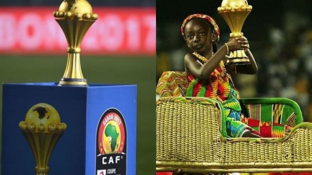 Meet Mimi Boateng, The 8-Year Old Girl Who Was Holding The African CUP ...