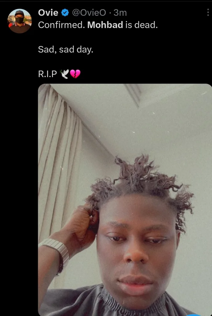 TEARS as Mohbad's Death Confirmed by Music Executive Ovie