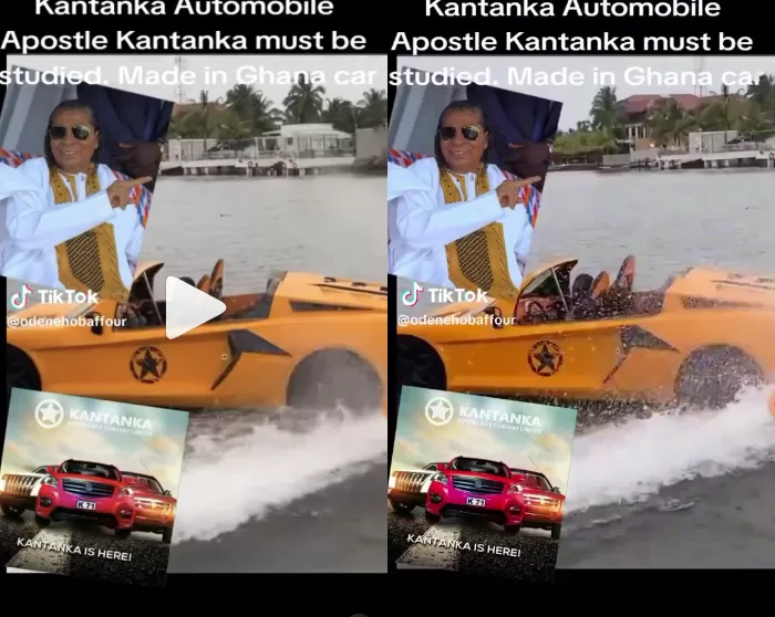 Kantanka Automobile Just Made A Car That Can Float On Water Like A Boat ...