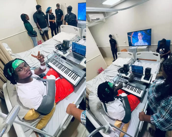 Kuami Eugene Shares Recovery Photos After Accident; Grateful for Support (VIDEO)